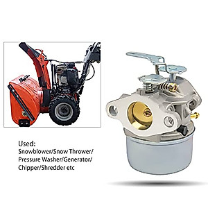 640084B Carburetor Snow Blower Carburetor Carb Compatible for Tecumseh 5HP MTD 632107A 632107 640084 640084A Toro 521 Snow Blower HSSK40 HSSK50 HS50 LH195SA - for 640084B Snow Blower Carburetor