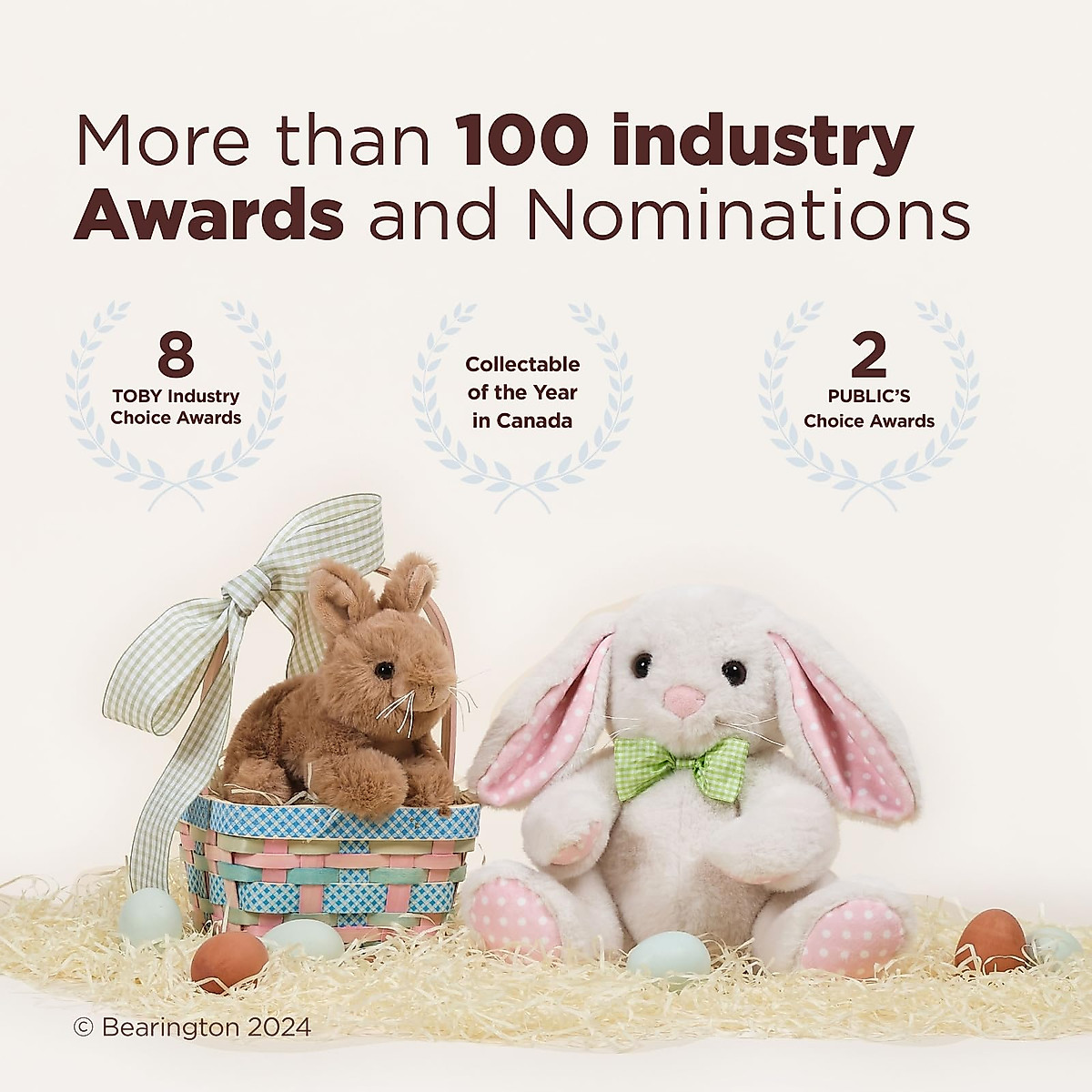 Bearington Lil' Alma Small Plush Stuffed Animal Llama, 7 inches