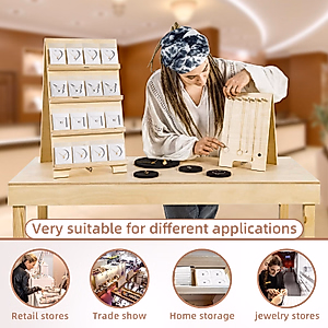 batifine Jewelry Display Card, Necklace Earring Bracelet Pendant card Jewelry Packaging gift boxes(50PCS)