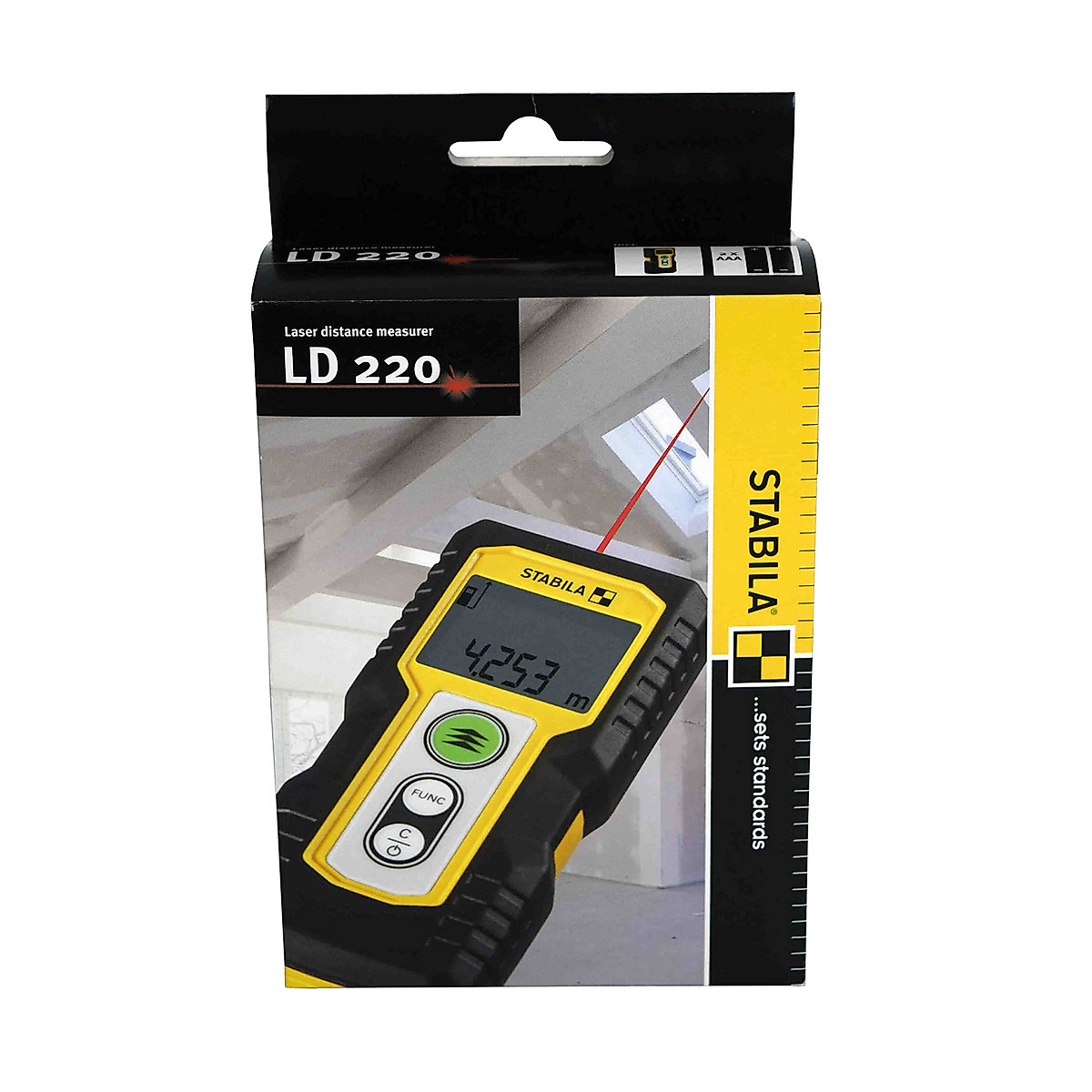 STABILA Stabila LD220 100ft. Laser Distance Measuring Tool (30m Range)
