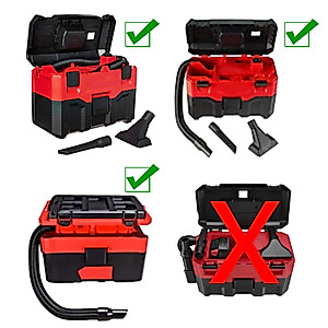 14-37-0105 18V Wet/dry Vac Hose Assembly Internal Storage 14-37-0105 Vacuum Hose Compatible With Milwaukee 18V/28V Wet/Dry Vac 14-37-0105 Vacuum Hose for 0880-20 0780-20 0970-20