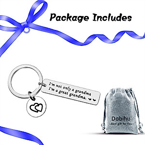 Great Grandma Gift Keychain First Time Great Grandma Gifts Mothers Day Baby Shower Party Gift Promoted to Great Grandmother Jewelry Great Grandparents Baby Announcement Gift Great Grandma to Be Gift