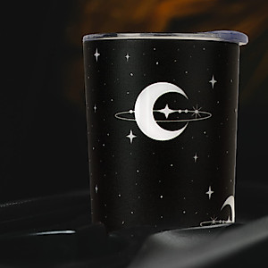 Witch Tumbler with Lid and Straw-Gothic Decor-Stainless Steel Insulated-Witchy Gifts-Skinny Halloween Tumbler for Women Daughter Girlfriend Teenage Girls-Travel Iced Coffee Cup Mug-20 oz Tumbler