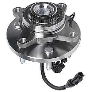 Detroit Axle - 4WD Front Wheel Bearing Hub for 2009 2010 Ford F-150 [w/ 6-Lug] Wheel Bearing and Hub Assembly Replacement
