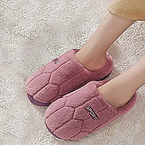 Womens Winter Warm Slipper,Slip On Faux Fur Fluffy House Shoes Non Slip Comfort Indoor Outdoor Womens Slippers