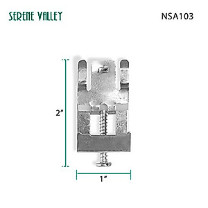 Serene Valley Topmount Sink Clips, Sink Brackets and Supports, Top mount Kitchen Sink Clips NSA103 - Heavy-Duty 10pcs Kit