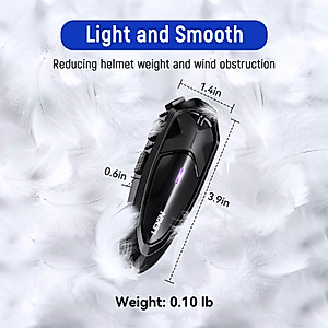 LEXIN GTX Motorcycle Bluetooth Headset, 10 Riders Helmet Communication System, Group Intercom w/Audio Multitasking/Loud Speakers/IP67 Waterproof/Hands-Free Call/USB-C Charge/5 Shells, Single Pack