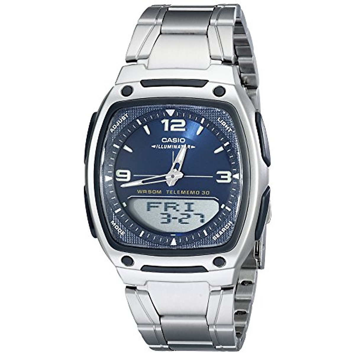 Casio Men's AW81D-2AV Ana-Digi Stainless Steel Watch