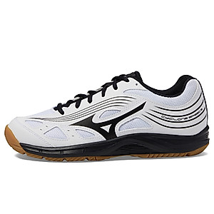 Mizuno womens Cyclone Speed 3 Volleyball Shoe, White/Black, 8.5 US