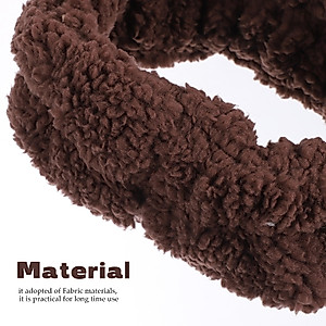 Beaupretty Face Wash Headband Bear Ears Headband Animal Ear Spa Headband Cute Makeup Hairband Shower Yoga Head Wraps for Girls Women (Coffee)