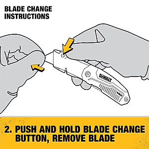DEWALT DWHT10035L Folding Retractable Utility Knife