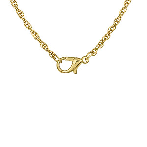 American Coin Treasures Coin Pendant Necklace Walking Liberty Half Dollar– United States Genuine Coin | Eagle Reverse Side| Goldtone 24 Inch Rope Chain | Certificate of Authenticity