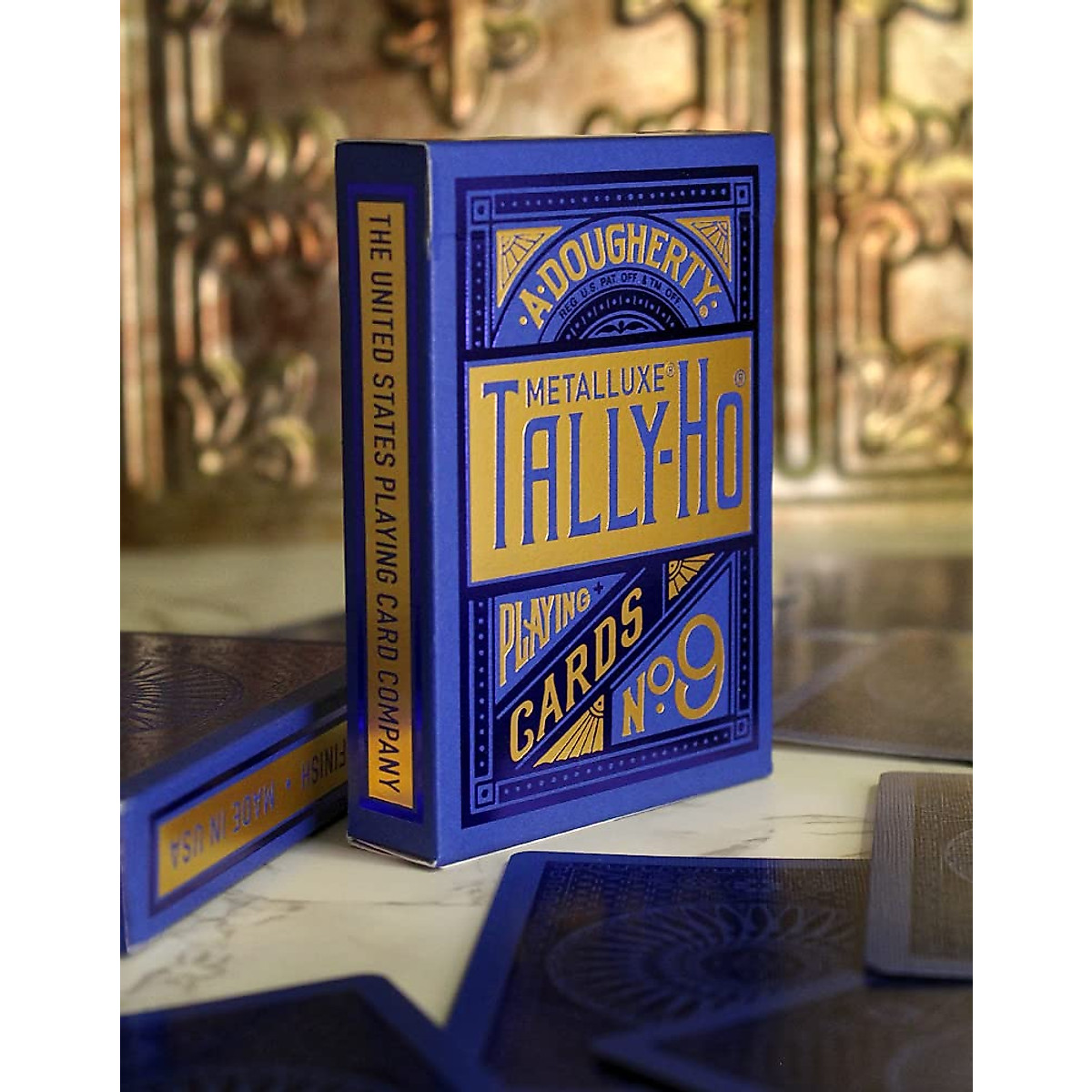 Tally-Ho MetalLuxe Blue Playing Cards