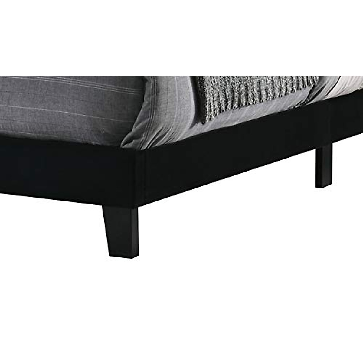 Best Quality Furniture B102-FB Bedframe, Full, Black