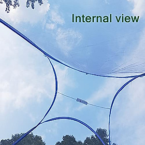 Jsanh Large Mosquito Net for Bed King Size Portable Pop UP Mosquito Netting with Bottom Foldable Mosquito Nets for Baby Adults 80 x 72 x 60 inch