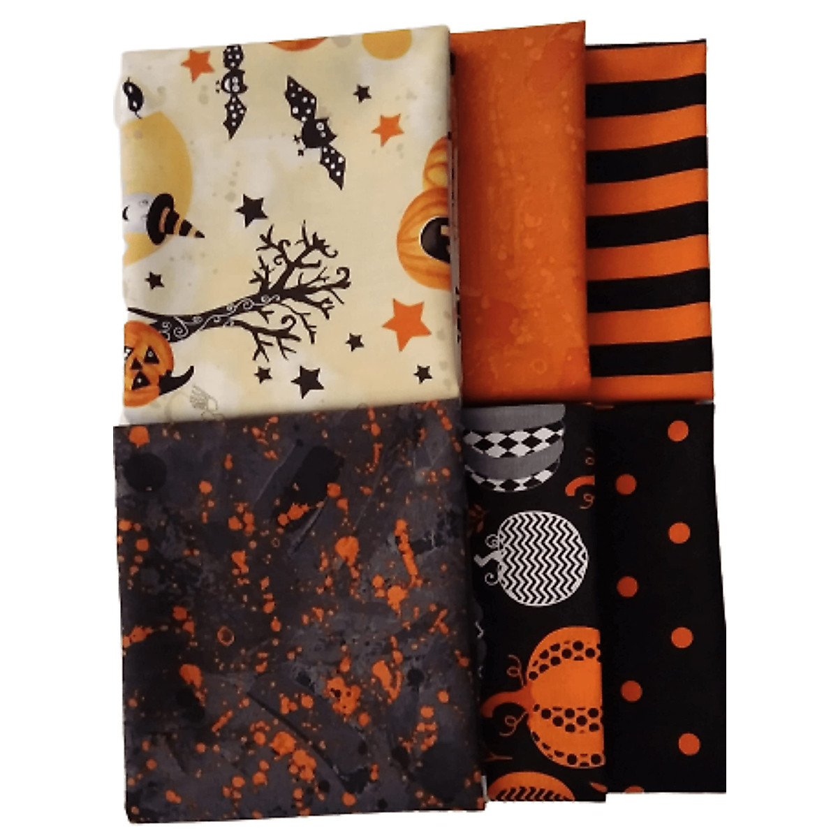 Halloweern Fat Quarter Bundle 6 Pcs