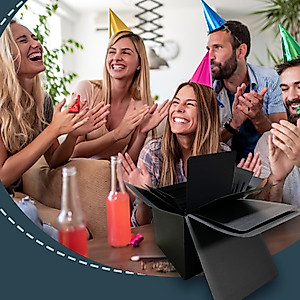 Jsuslife Prank Gift Box, 13PCS Stackable Surprise Box Nesting Gift Boxes Prank Package Set for Birthday Weddings Anniversaries Christmas, Funny Gag Gifts for Kids and Adults(1.2-5.9IN)