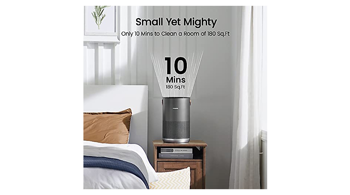 Smartmi P1 Air Purifier - Smart, Quiet, HEPA Filter for Allergies