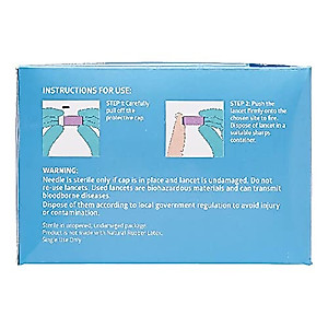 Medline Safety Lancets, Pressure Activation, 28G x 1.8 mm, 200 Count