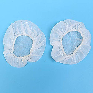 SOLUSTRE Stretchable Headset Covers 300 PCS Headset Covers Headphone Earpad Cover Earpad Covers Earpad Replacement Disposable Sanitary Headphone Washable Headphone Covers