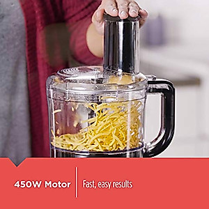 3-in-1 Easy Assembly 8-Cup Food Processor, Black, FP4150B
