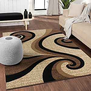 LUXE WEAVERS Avalon 0327 Beige 5x8 Area Rug