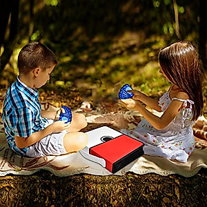 Card Binder for PM Trading Cards, 720 Pocket Cards Sleeves Holder Album, Carrying Storage Collector Cover for TCG, C.A.H, Baseball Cards with 40 Premium 18-Pocket Sheets Red