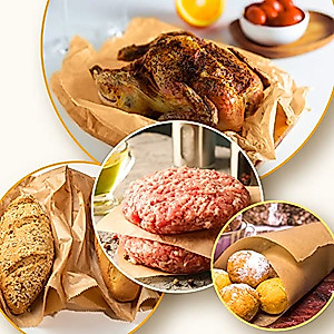 VITEVER Parchment Paper Sheets, Unbleached Parchment Baking Sheets, Precut Parchment Paper 12 x 16 IN, Non-Stick Parchment Paper for Baking Grilling Air Fryer Steaming Bread Cake Cookie - 50 Count