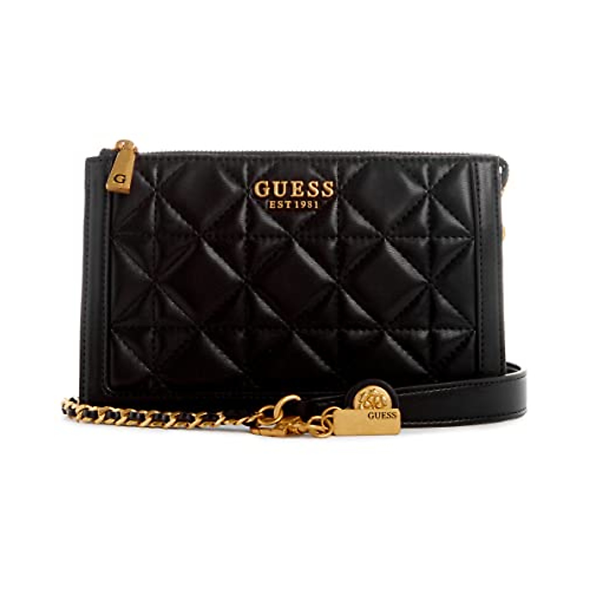 GUESS Abey Multi Compartment Crossbody, Black
