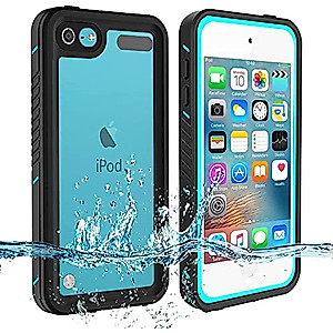 BESINPO for iPod Touch 7th/6th/5th Generation Case Waterproof, iPod Touch Case Shockproof 360 Full Body Heavy Duty Defender Protective Cover for Diving Swimming Snorkeling Case for iPod Touch 7/6/5