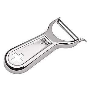 Kuhn Rikon Swiss Metal Peeler 4”, Stainless Steel