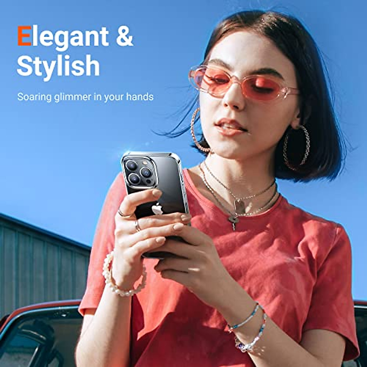 TORRAS Crystal Clear iPhone 13 Pro Max Case, [Long Lasting Clarity] Ultra-Thin Slim Fit iPhone 13 Pro Max Phone Case, Soft Silicone Cover Phone Cases for iPhone 13 Pro Max 6.7 inch, Crystal Clear