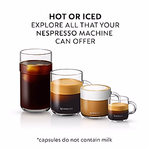 Nespresso Capsules VertuoLine, Medium and Dark Roast Coffee, Variety Pack, Stormio, Odacio, Melozio, 30 Count, Brews 7.77 Ounce