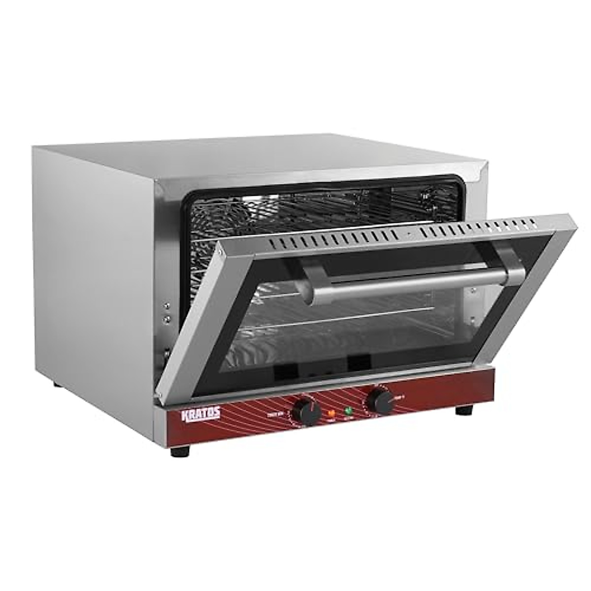 Kratos Commercial Oven, Half Size Electric Countertop Convection Oven, Holds Four Half Size Sheet Pans, 120V (29M-002)