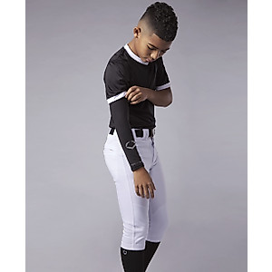 EvoShield Youth Solid Compression Arm Sleeve - Black,One Size Fits Most