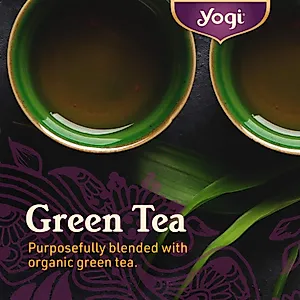 Yogi Tea - Green Tea Pure Green Decaf (6 Pack) - Supports Vitality - 96 Tea Bags