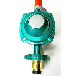 Premium Cast Iron Propane Burner With 19" Tall Stand Combo Cooker Outdoor Stove Portable High Pressure Gas Patio Deep Fry BBQ with Hose & Regulator