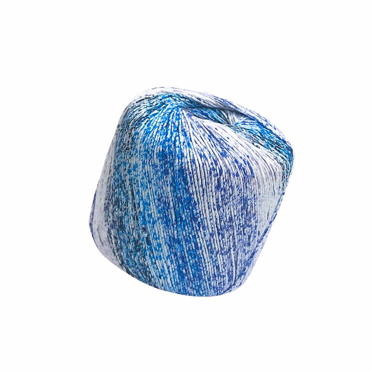 Healifty 133M Crochet Yarn Knitting Yarn Soft Cotton Yarn Color Gradient Hand Knitting Supplies for Sweater Scarf Hat Shawl Blanket Sky-Blue