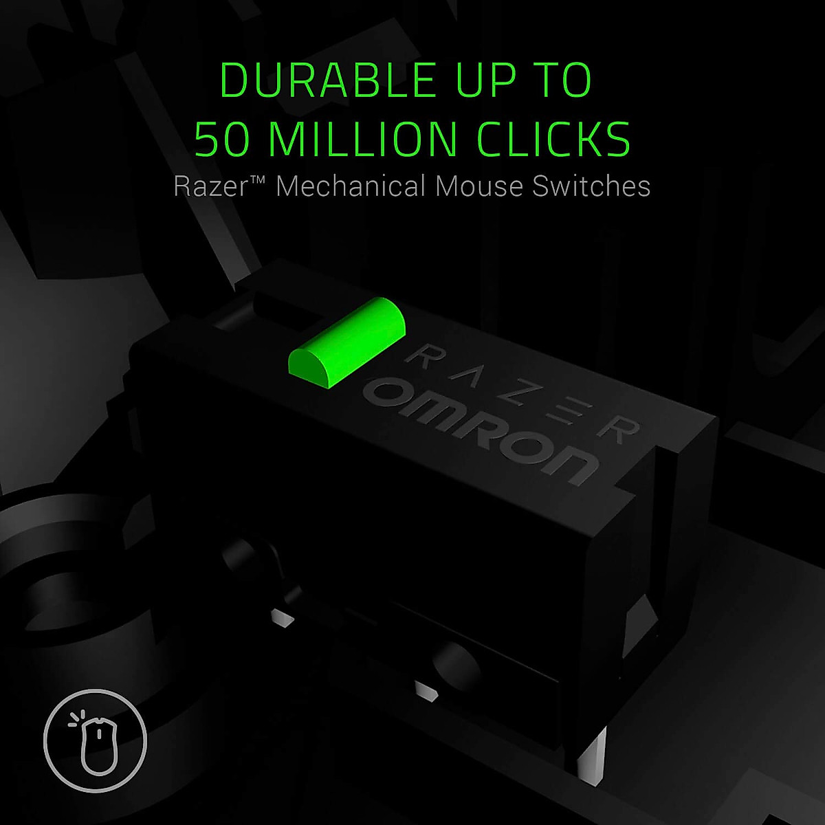 Razer Basilisk Gaming Mouse: 16,000 DPI Optical Sensor - Chroma RGB Lighting - 8 Programmable Buttons - Mechanical Switches - Customizable Scroll Resistance - Quartz Pink