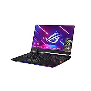 ASUS ROG Strix Scar 15 (2021) Gaming Laptop, 15.6" 300Hz IPS Type FHD Display, NVIDIA GeForce RTX 3080 (130W ), 8-core AMD Ryzen 9 5900HX，Windows 10 Home, with HDMI Cable (64GB RAM | 2TB PCIe SSD)