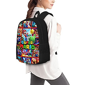 Rouya Cartoon Cute Backpack School Backpacks 17 inch Large Capacity Travel Backpack for Girls Boys Teens