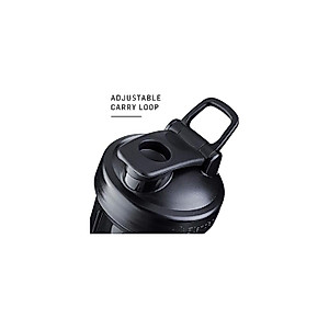 BlenderBottle Classic V2 Shaker Bottle Perfect for Protein Shakes and Pre Workout, 28-Ounce, Black