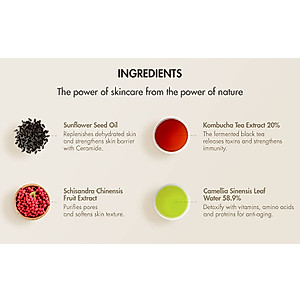 Dr.Ceuracle by leegeehaam Vegan Kombucha Cream Essence (150 ml / 5.07 fl. oz.) - All-in-One Hydrating Serum formulated Kombucha Tea Extract, Paraben Free, Cruelty-Free Korean Skincare