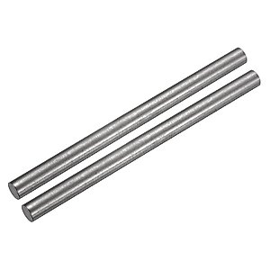 PATIKIL Graphite Rod Graphite Stirring Rod Cylinder Stick Carbon Rod 150x10mm Black for Electrode, Melting Casting, Crucibles, Pack of 2