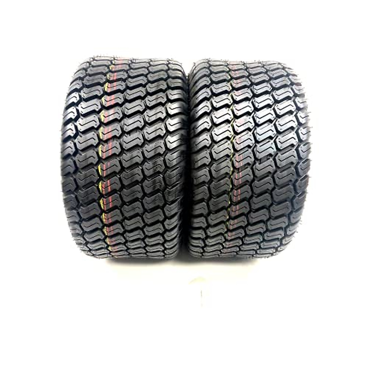 Two 16X7.50-8 Mower Tires Turf 16 7.50-8 Lawn Tractor 16 750 8 Tubeless