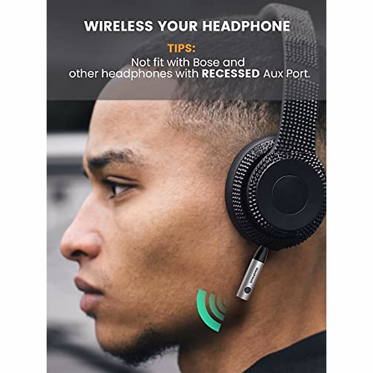 Bluetooth 5.0 Receiver, MaedHawk Bluetooth Aux Adapter Portable Wireless Audio Car Kit with 3.5mm Jack for Home Music Streaming Stereo Headphones Speakers