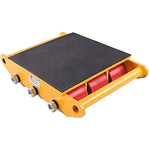 33000lbs Heavy Duty Machine Dolly Skate Machinery Roller Mover Cargo Trolley 15T