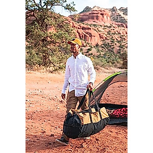 Stansport 2 Tone Zippered Duffel Bag 36" Length (1240)