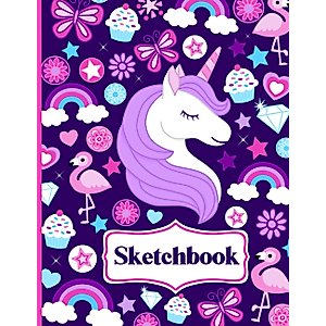 Sketchbook: Large Sketch Pad for Kids with Blank Paper for Drawing