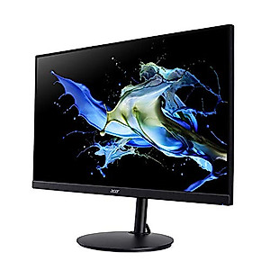 acer CBA242Y Abmiprx 23.8" Full HD (1920 x 1080) Zero Frame Home Office Monitor | AMD Radeon Free Sync | 1ms VRB | 75Hz Refresh | Height Adjustable Stand with Tilt & Pivot (Display, HDMI & VGA Ports)